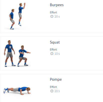 Exercice : Combinaison Circuit training + Jeux réduits