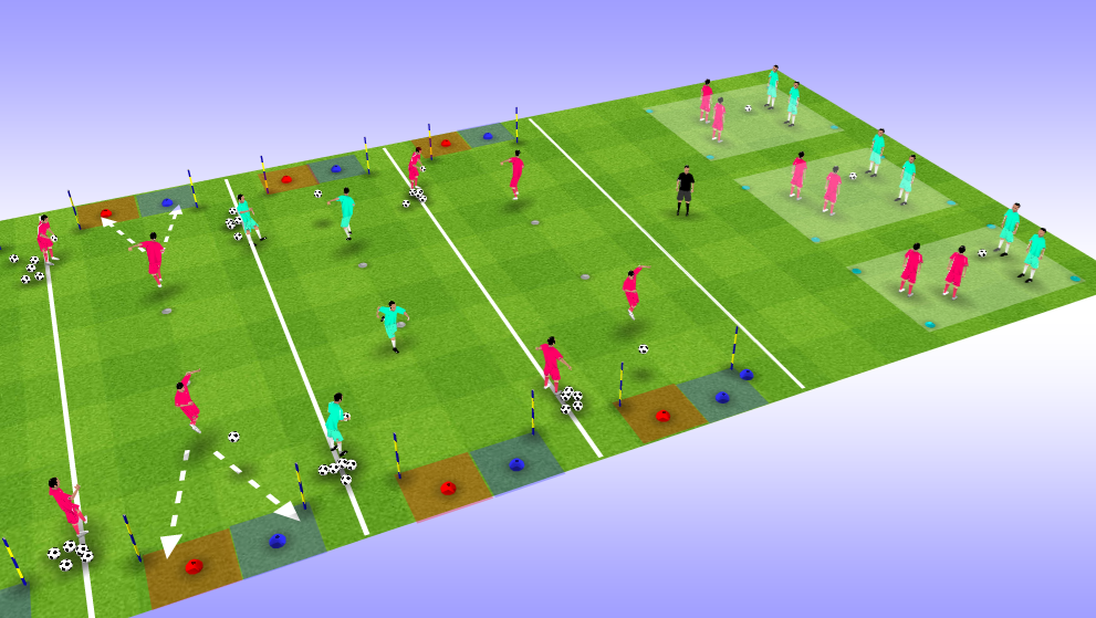 12 exercices intermittent force en football